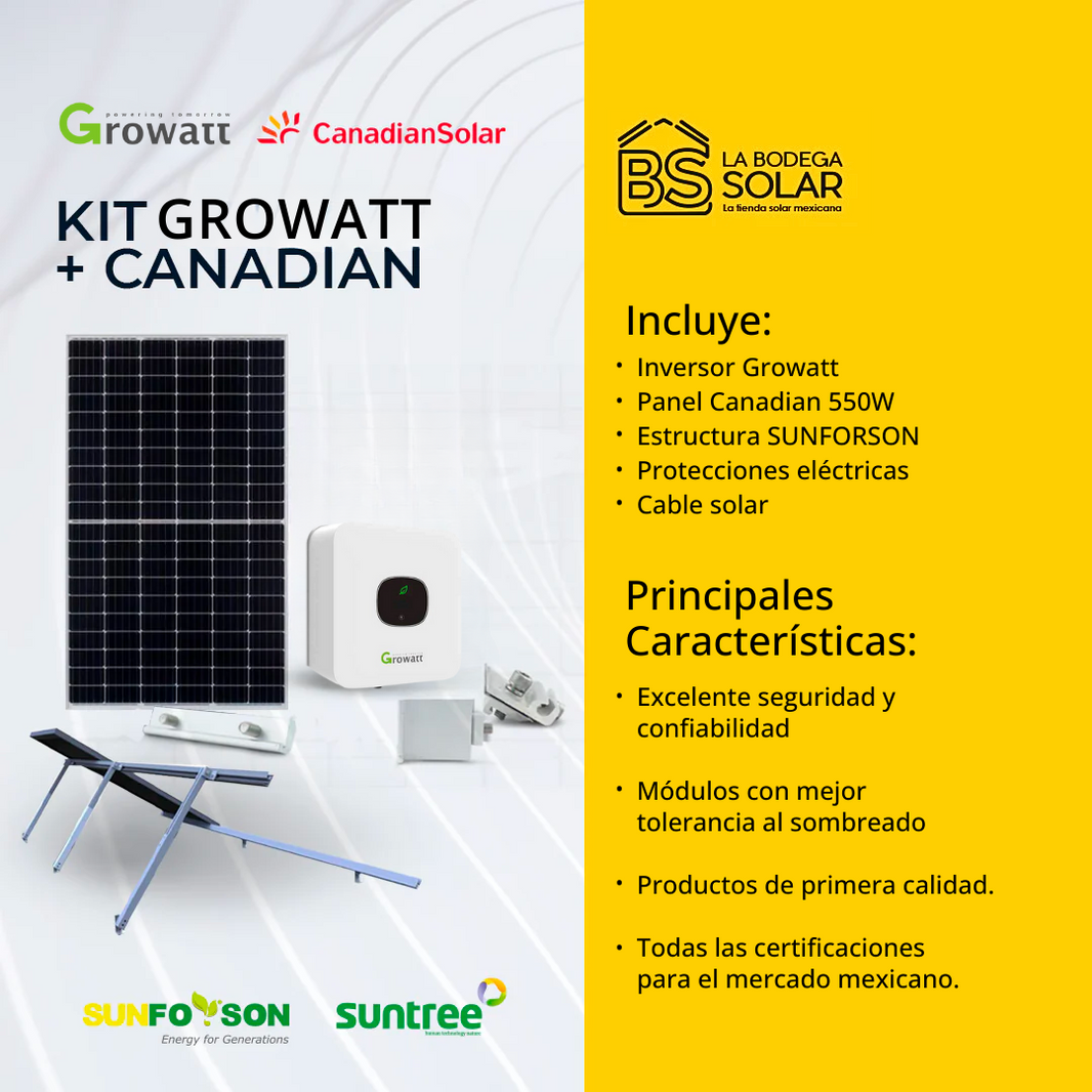 KITS GROWATT – tagged "KITS GROWATT" – La Bodega Solar